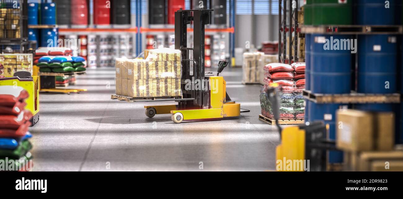 Interior Of Factory Stock Photo - Alamy