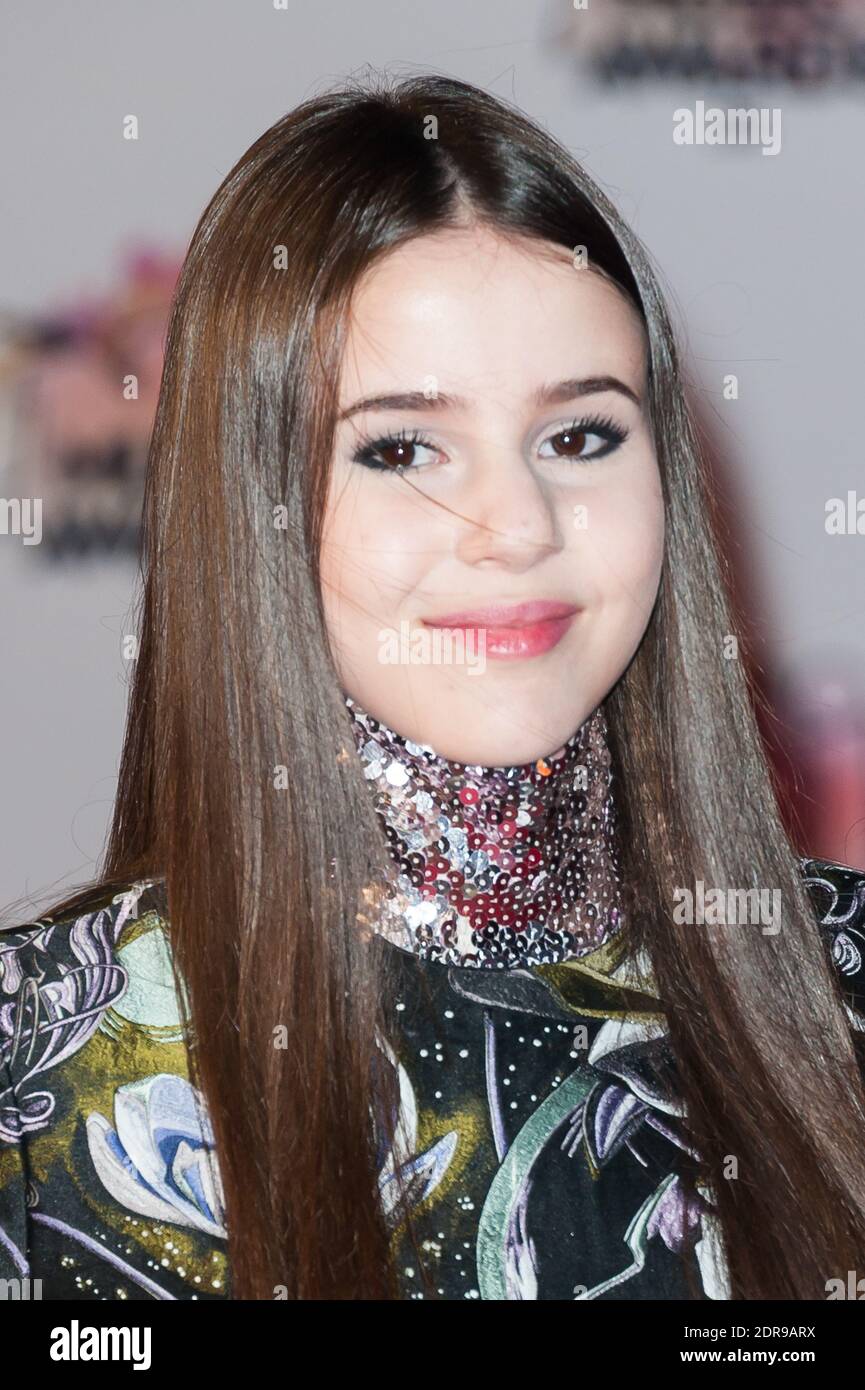 Marina Kaye arriving to the 17th NRJ Music Awards ceremony held at the ...