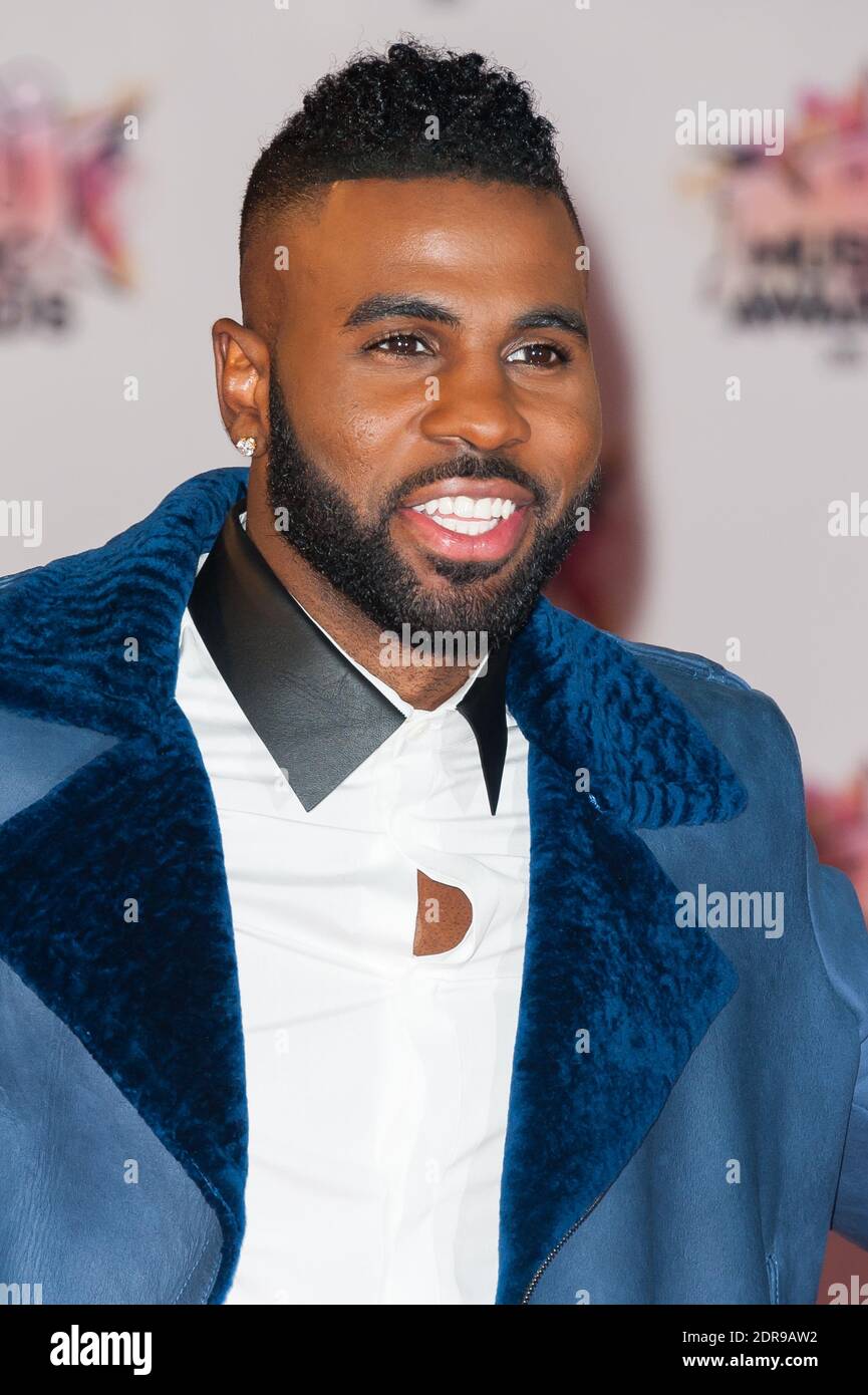Jason Derulo arriving to the 17th NRJ Music Awards ceremony held at the ...