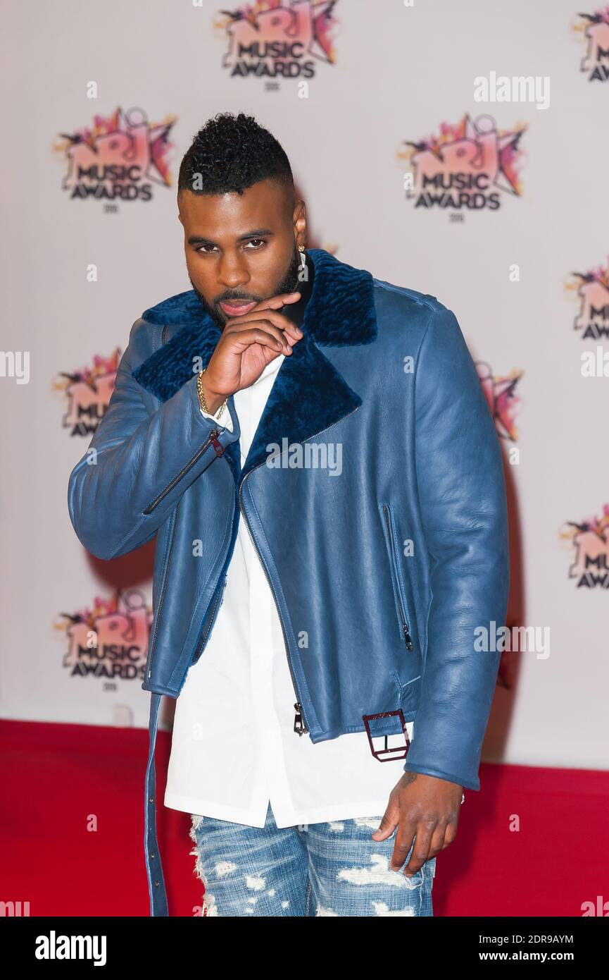 Jason Derulo arriving to the 17th NRJ Music Awards ceremony held at the ...