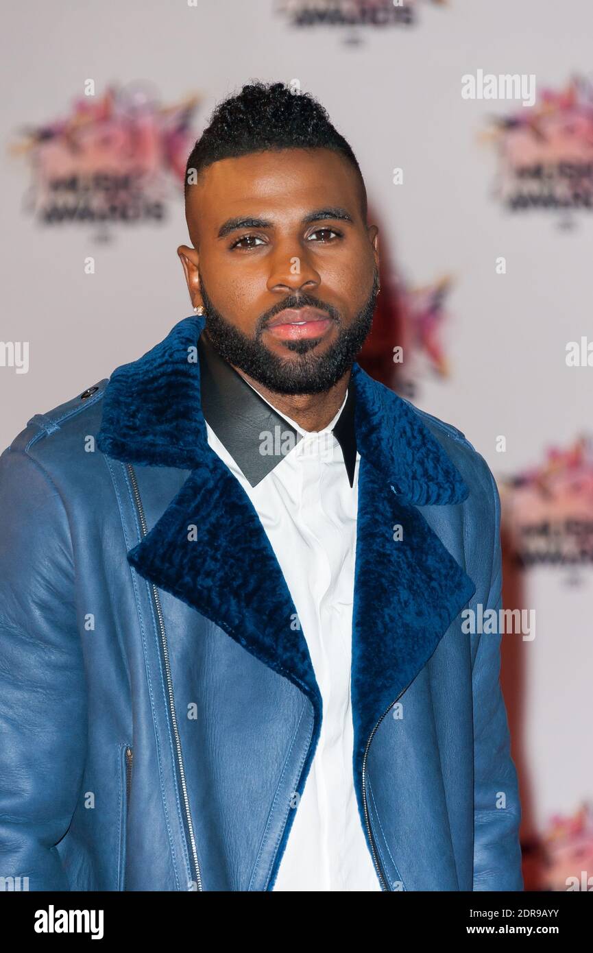 Jason Derulo arriving to the 17th NRJ Music Awards ceremony held at the ...
