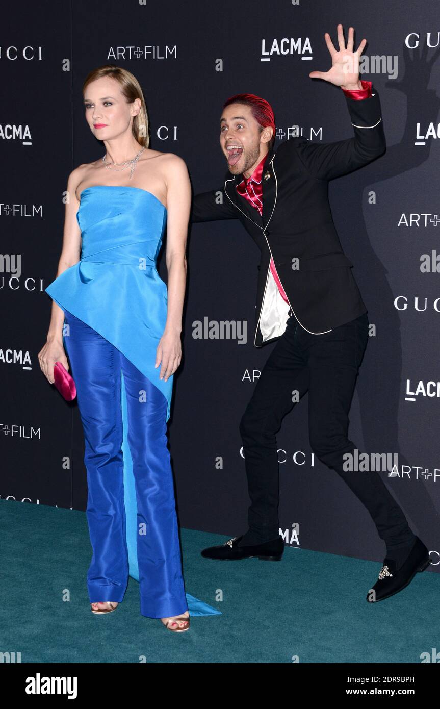 Diane Kruger and Jared Leto attend LACMA 2015 Art+Film Gala honoring ...