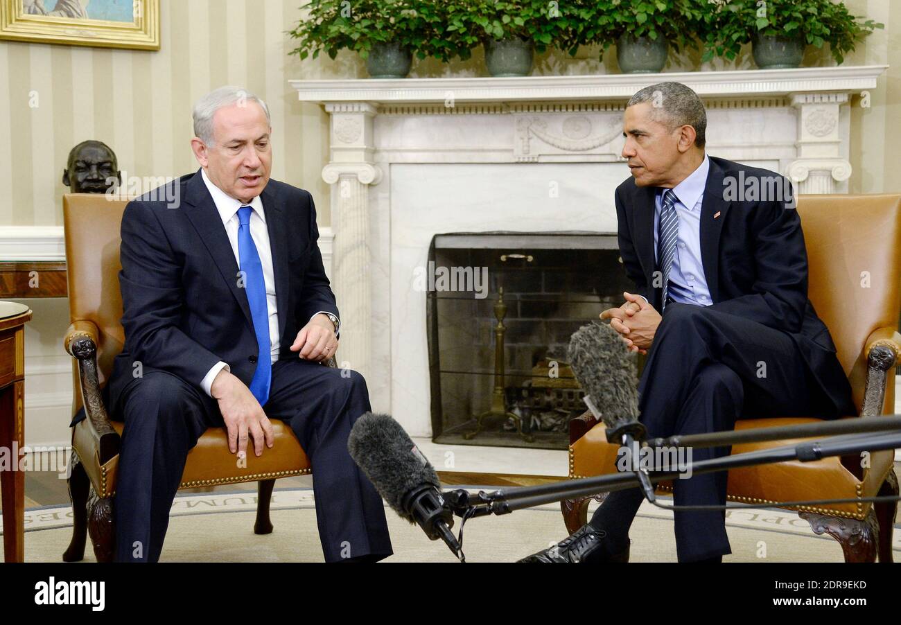U.S President Barack Obama meets with Israeli Prime Minister Benjamin ...