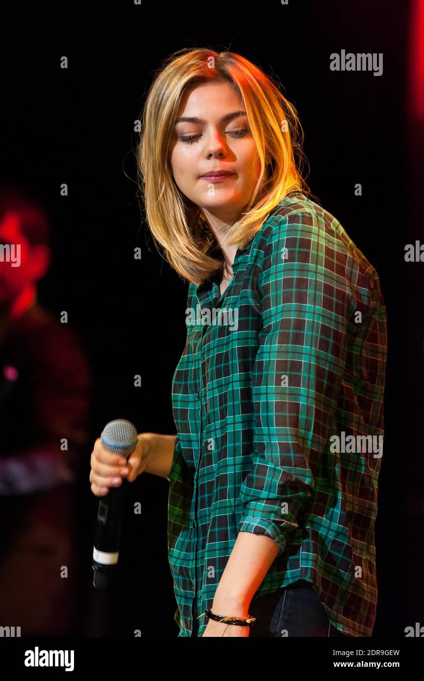 Louane performing during the 20th edition of the 'Talents France Bleu ...