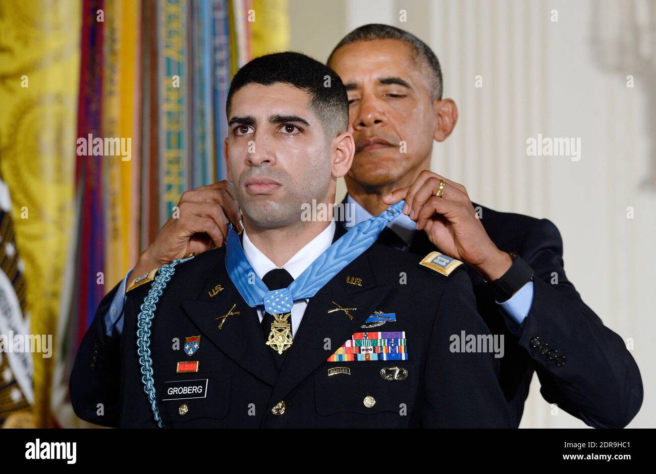 President Barack Obama awards Captain Florent A. Groberg, U.S. Army ...