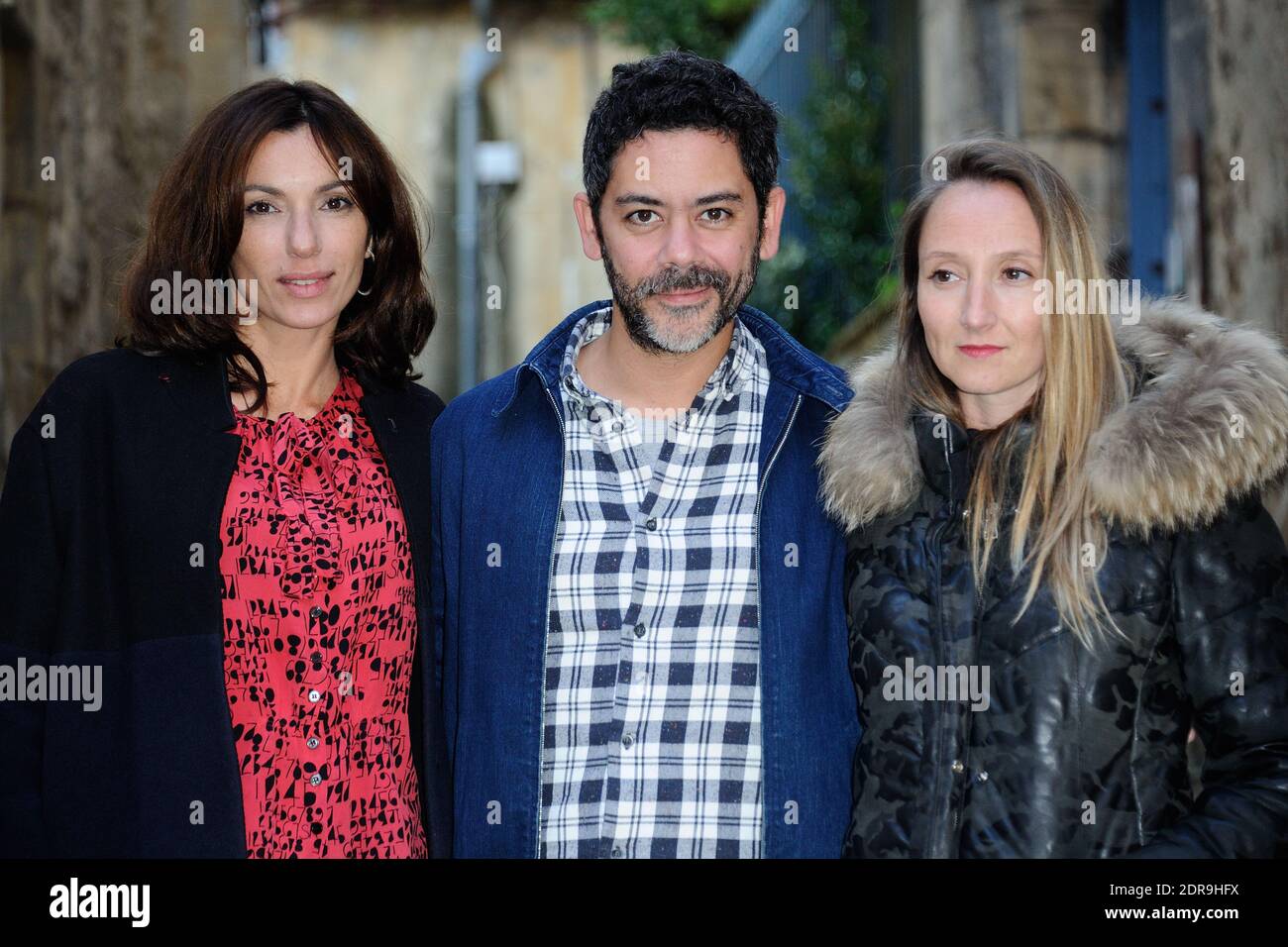 Aure Atika, Manu Payet et Audrey Lamy assistent au photocall du film ...