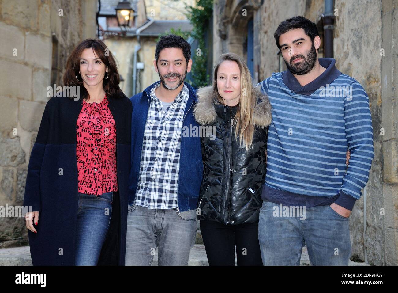 Aure Atika, Manu Payet, Audrey Lamy et Cyril Gelblat assistent au ...