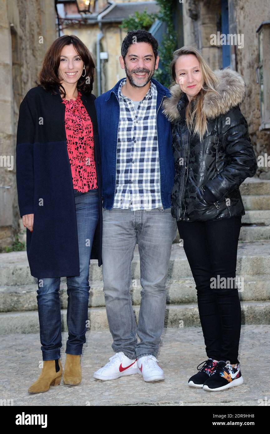 Aure Atika, Manu Payet et Audrey Lamy assistent au photocall du film ...