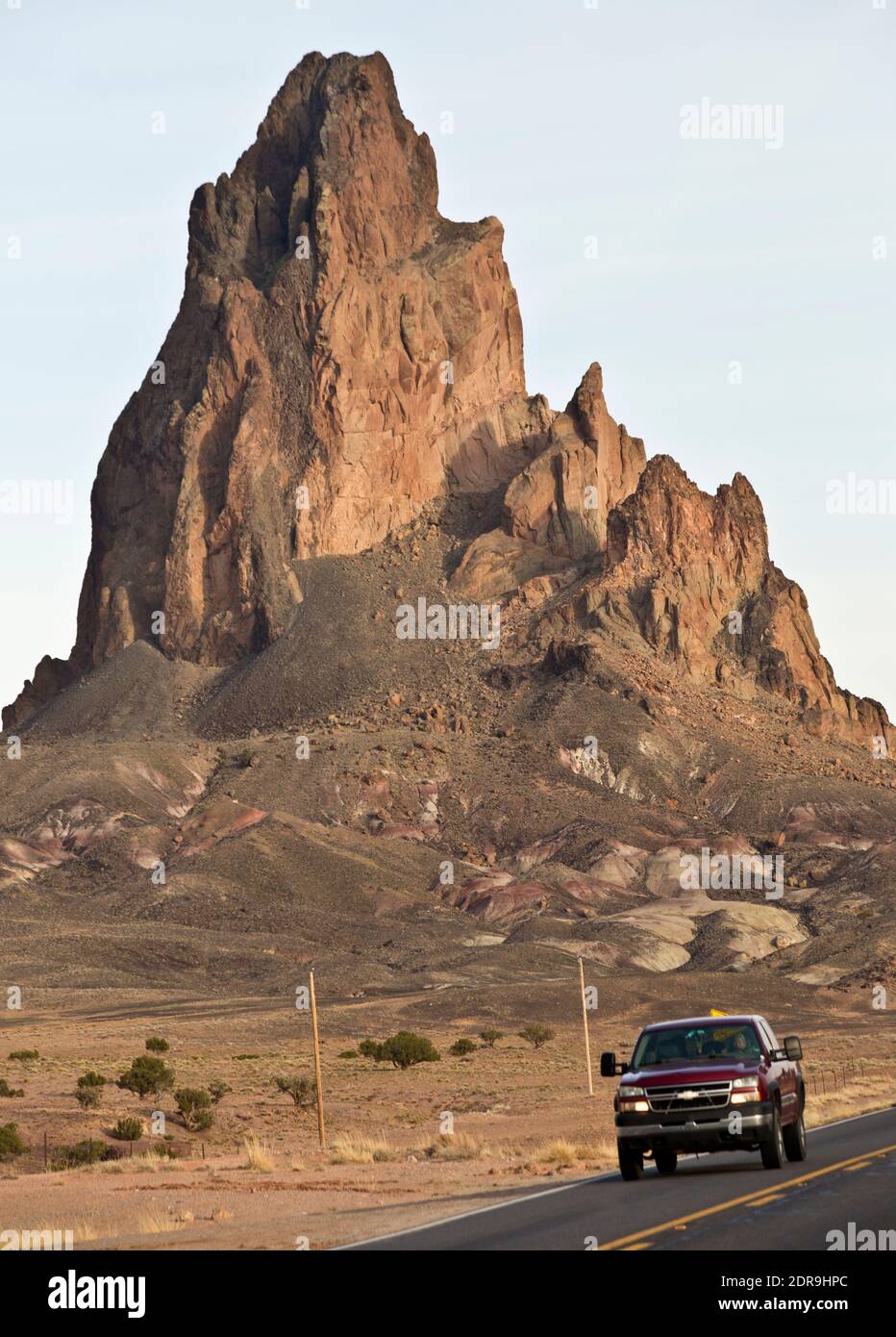 Church Rock near Monument Valley Stock Photo - Alamy