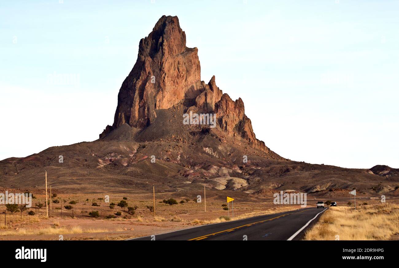Church Rock near Monument Valley Stock Photo - Alamy