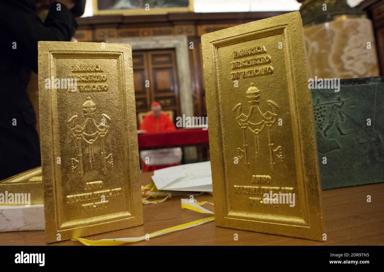 The Holy Door at St. Peter's Basilica at the Vatican on November 17 ...