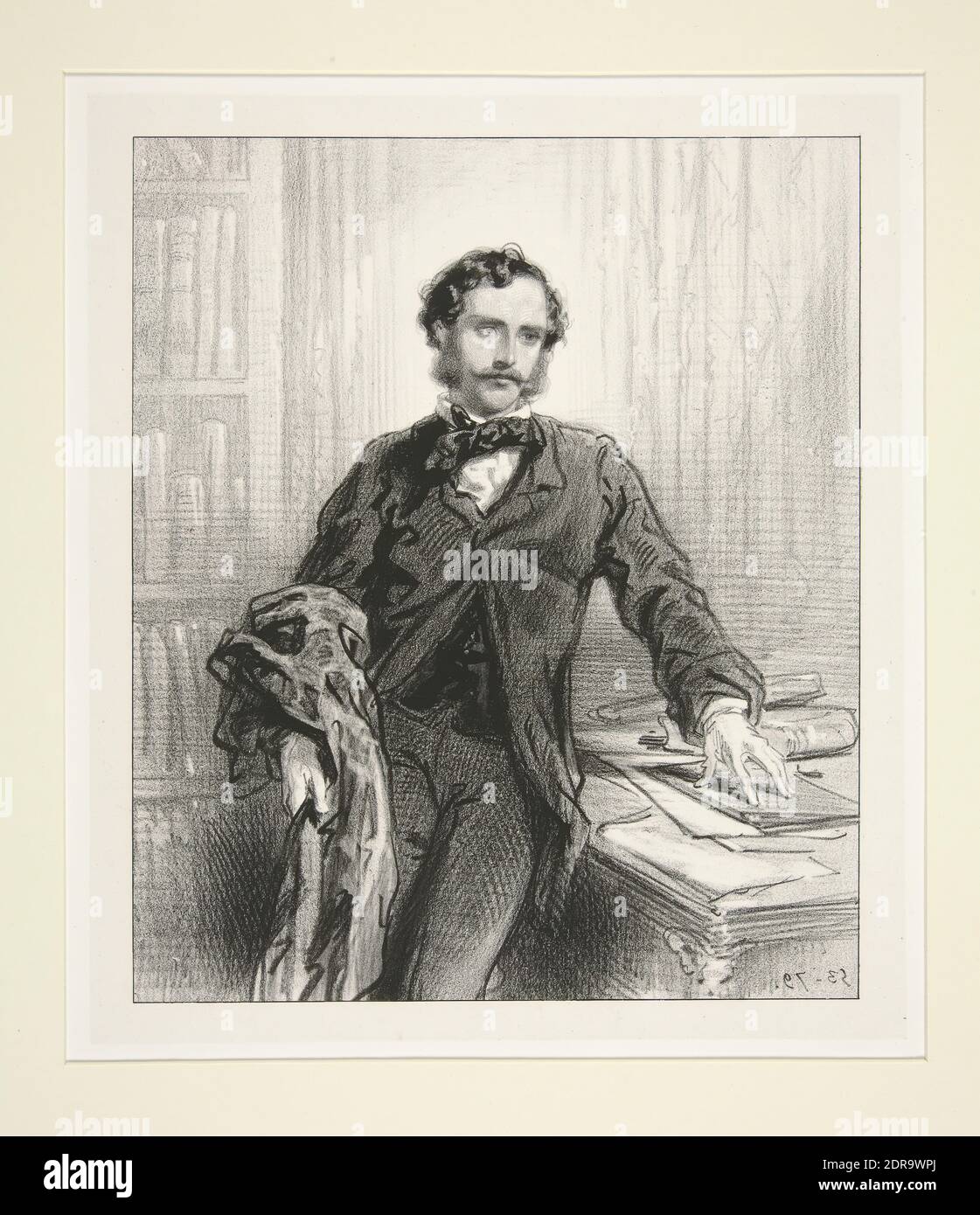 Artist: Paul Gavarni, French, 1804–1866, Eugene Cretet, Lithograph ...