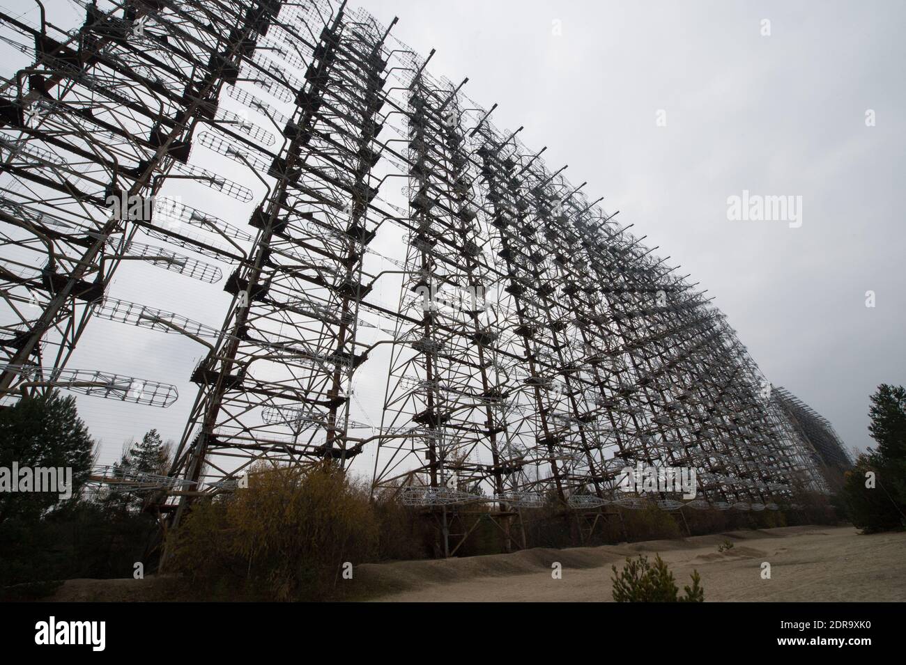 The Duga-1 array, an over-the-horizon (OTH) radar system used as part ...