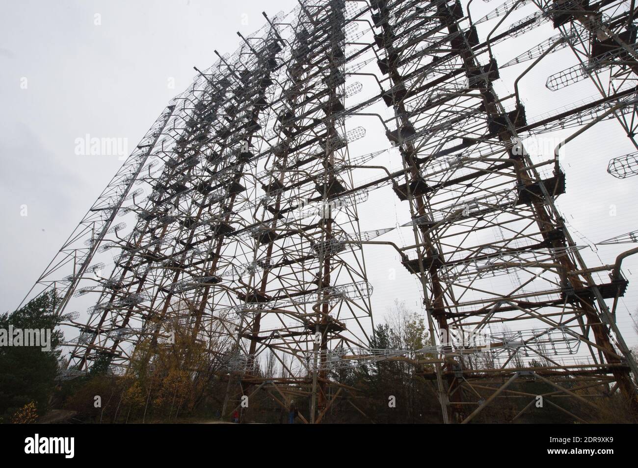 The Duga-1 array, an over-the-horizon (OTH) radar system used as part ...