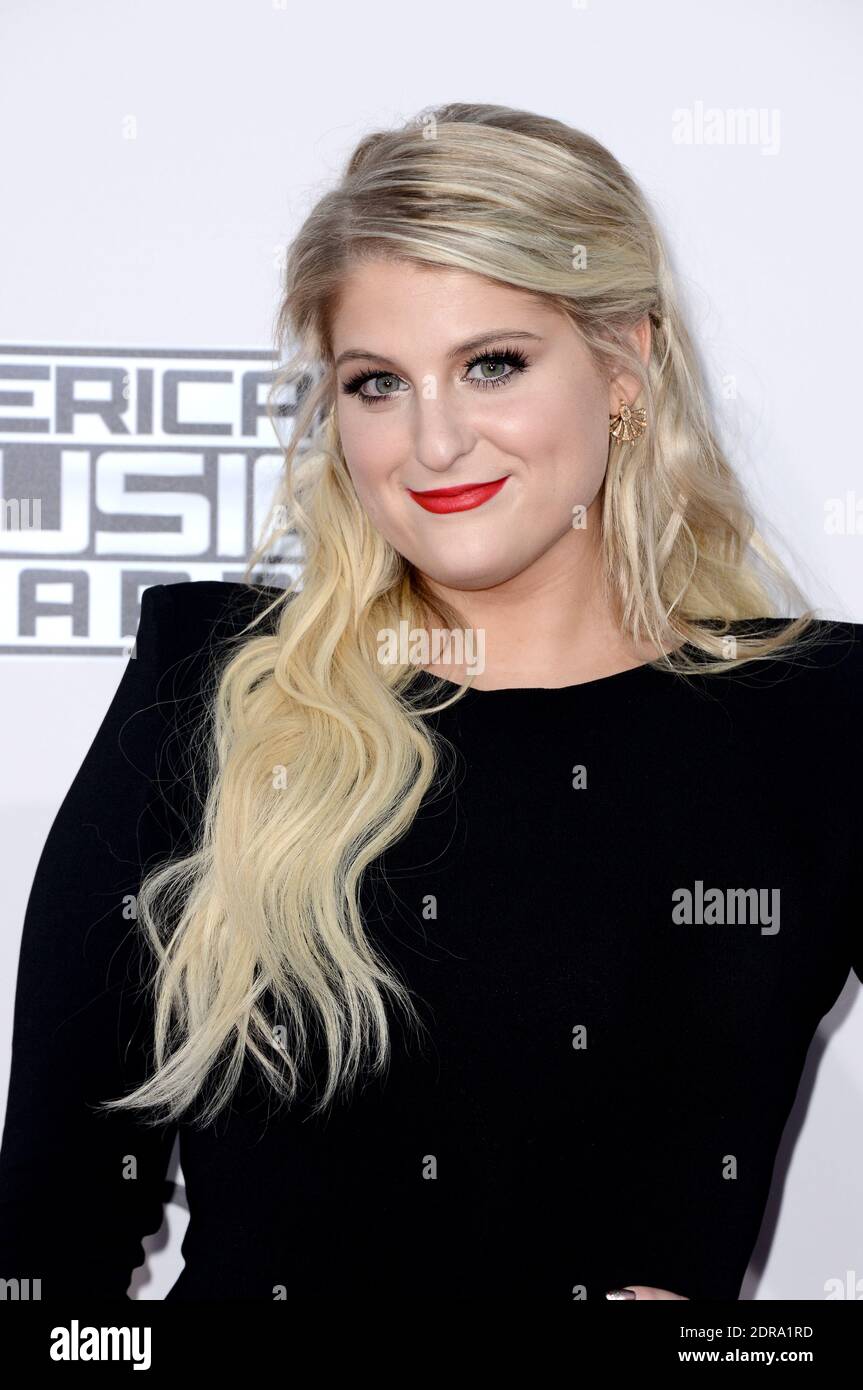 Meghan trainor 2015 american music awards hi-res stock photography and ...
