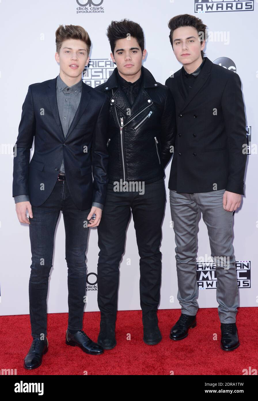 Ricky Garcia, Emery Kelly and Liam Attridge of the music group Forever ...
