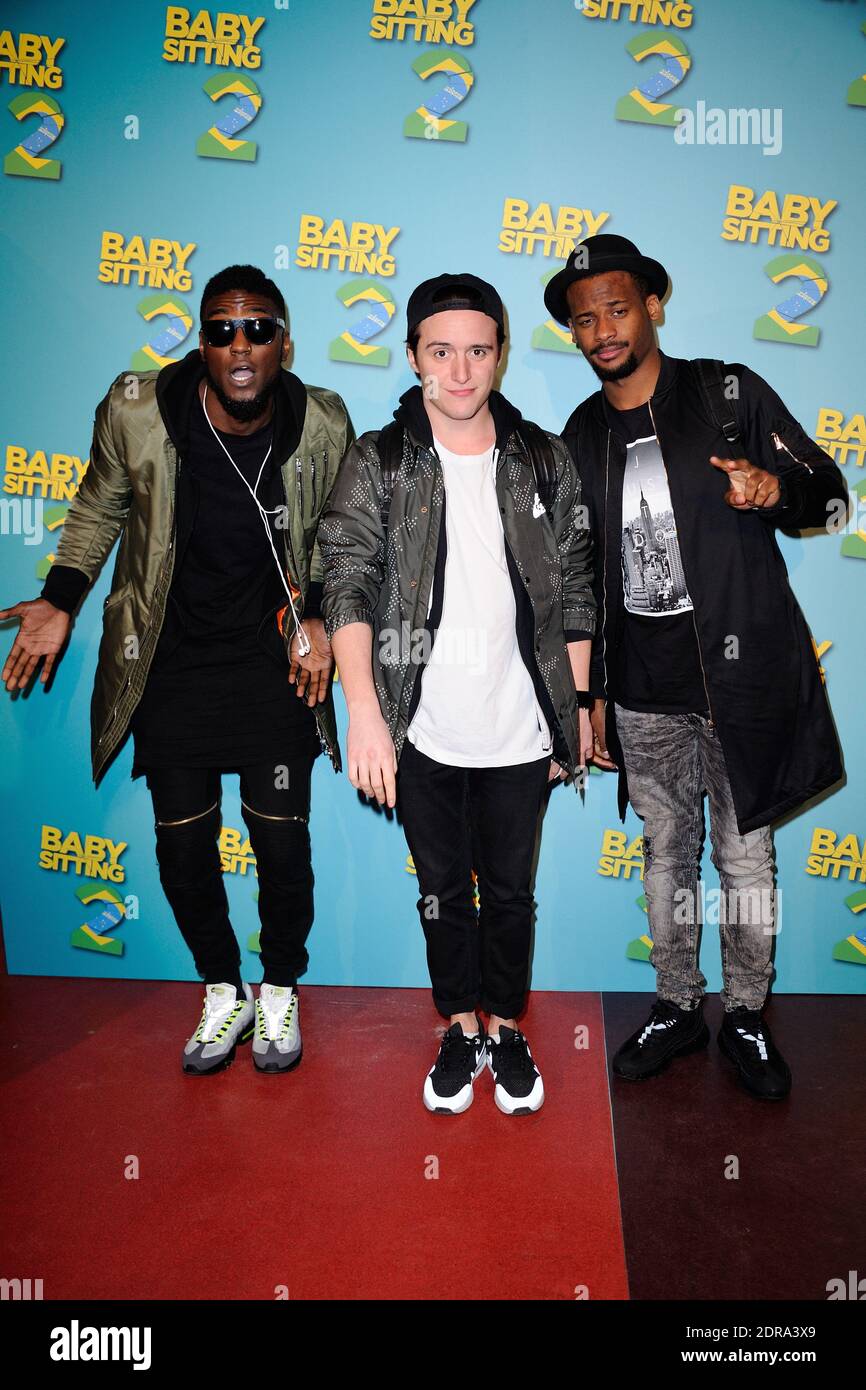 Le Woop assistent a l'avant-premiere du film 'Babysitting 2' au Gaumont ...