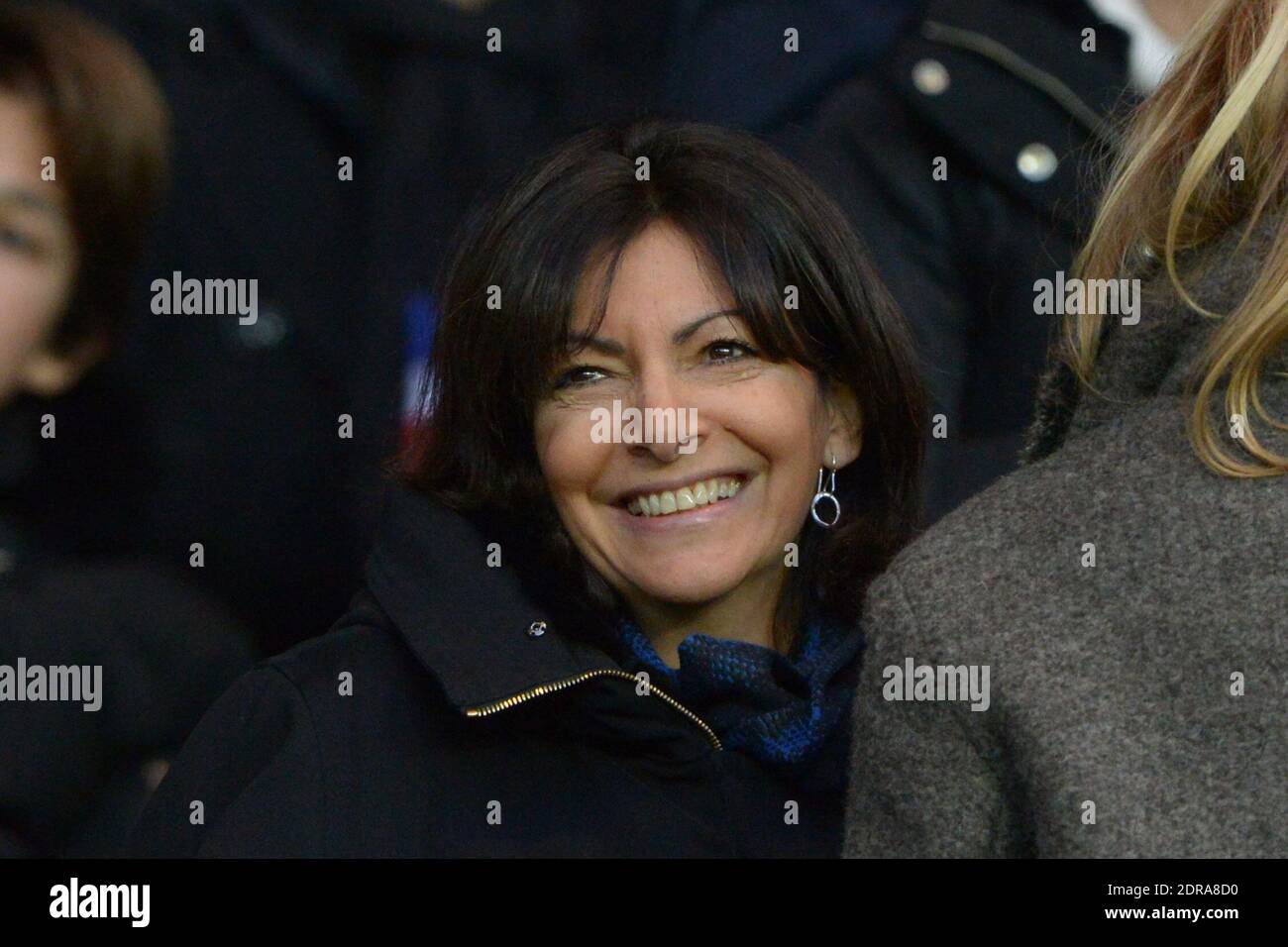 Anne Hidalgo during the French First League soccer match, Paris-St ...
