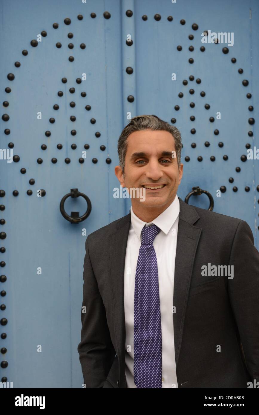 Egyptian TV star Bassem Youssef pose with friends and family at Sidi ...