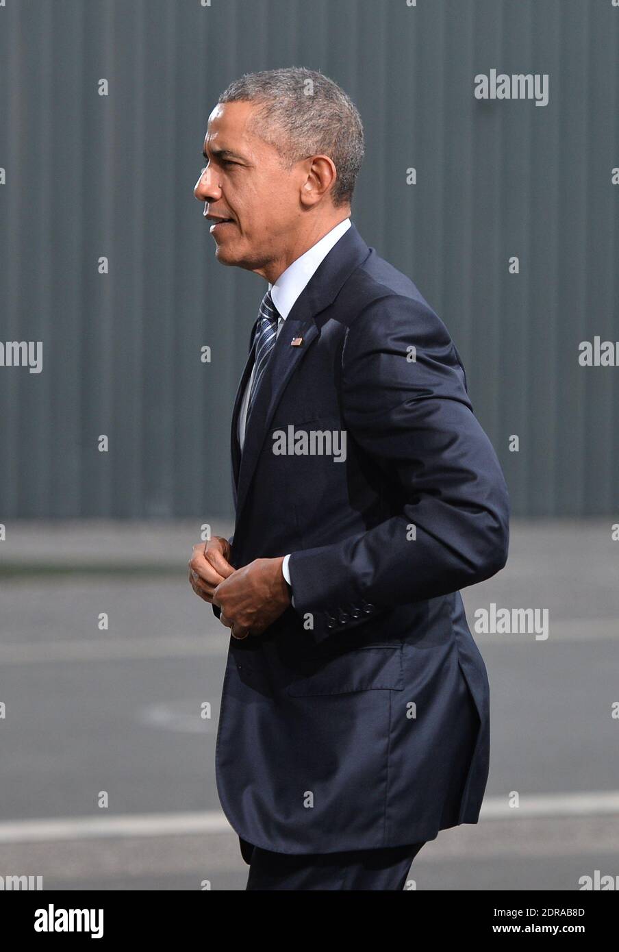 US President Barack Obama arriving prior to the official opening of the ...