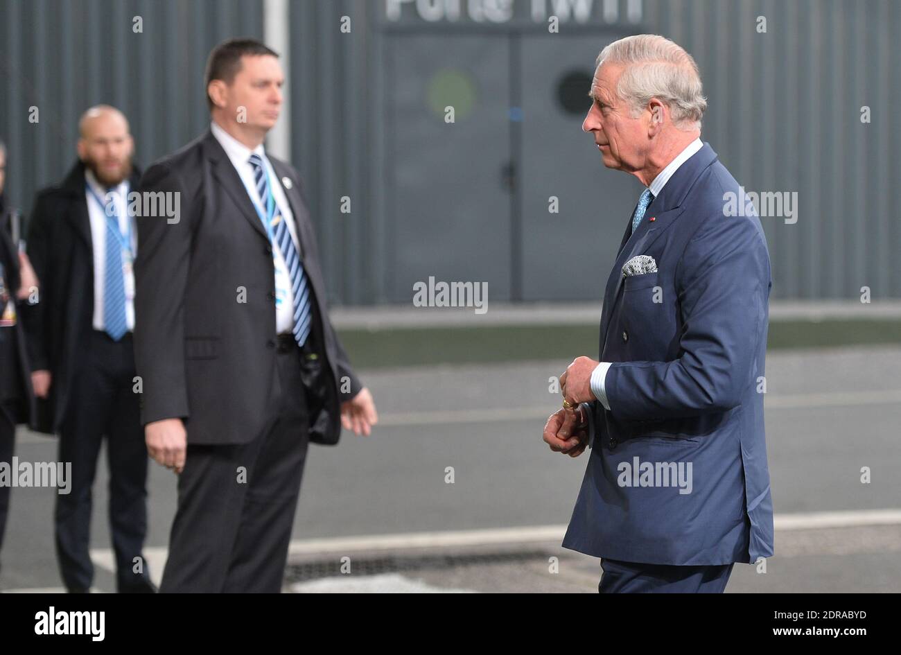 Britain's Prince Charles arriving for the official opening of the COP21 ...