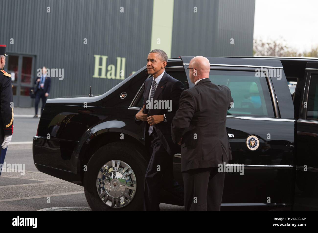 US President Barack Obama during the official opening of the COP21 UN ...