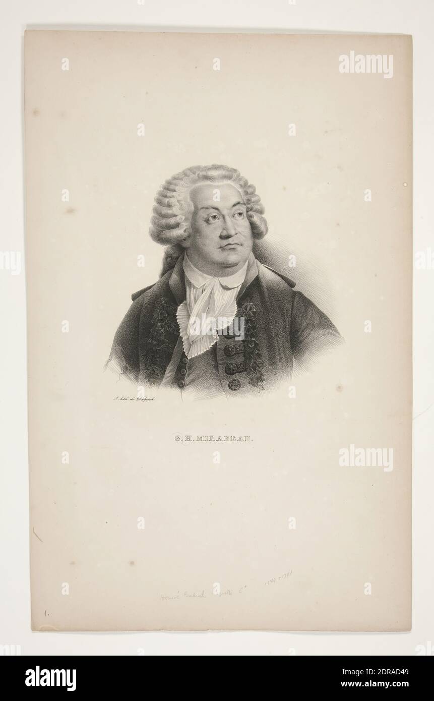 Lithograph by delpech 19th century hi-res stock photography and images ...