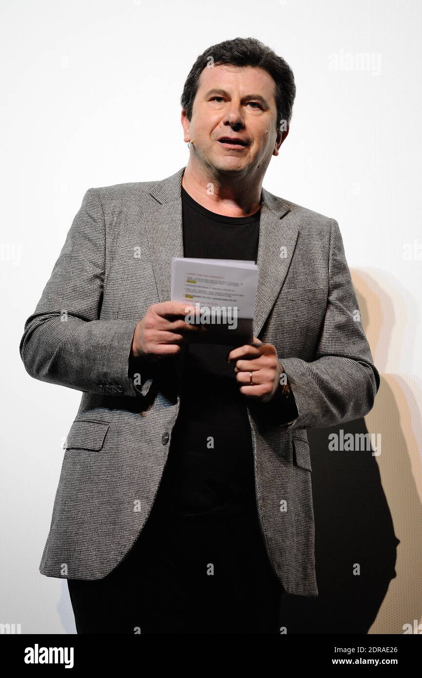 Pascal Bataille assiste a la presentation du programme theatral du ...