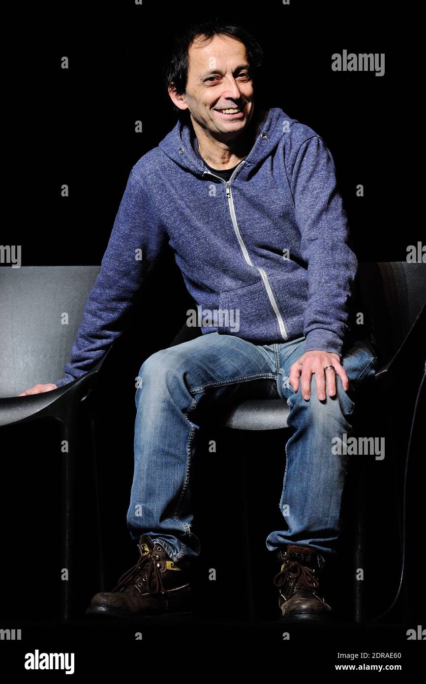 Eric Metayer assiste a la presentation du programme theatral du debut d ...