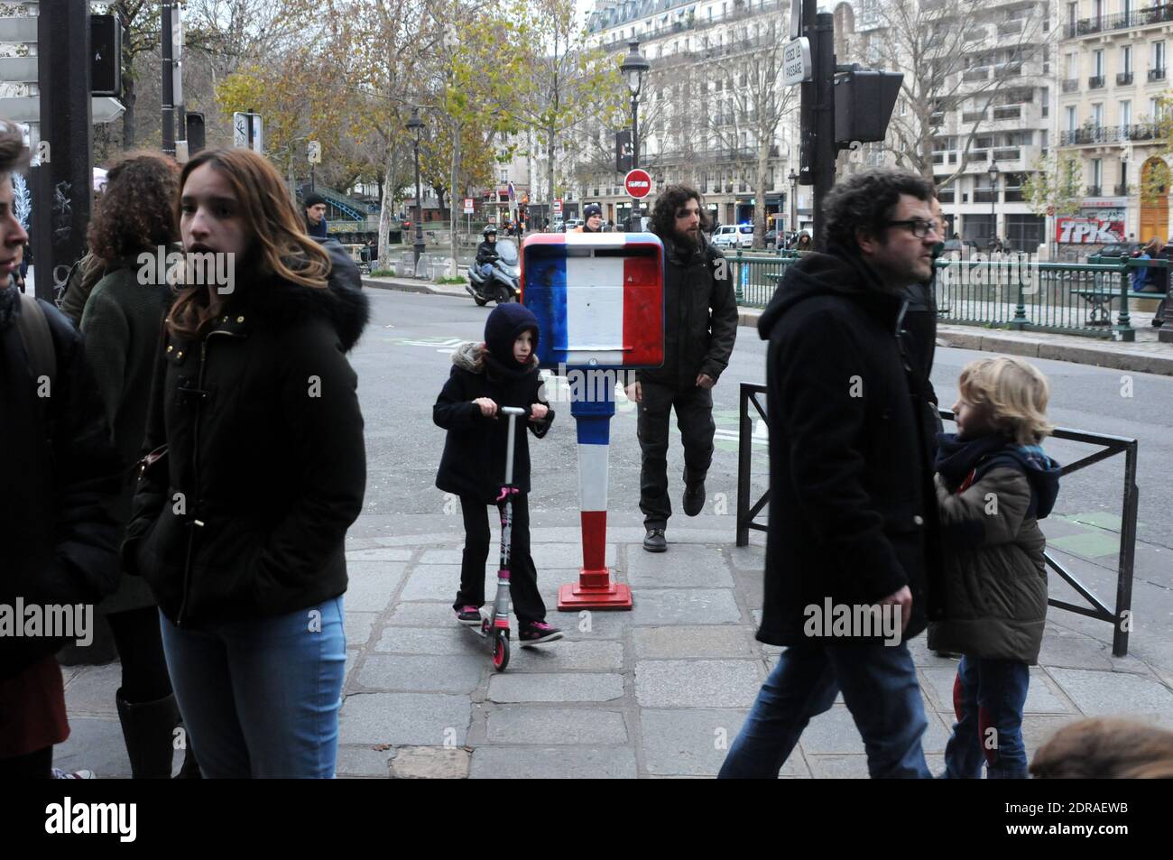 French Flags Hanging in Paris, France on November 30, 2015. Photo by ...
