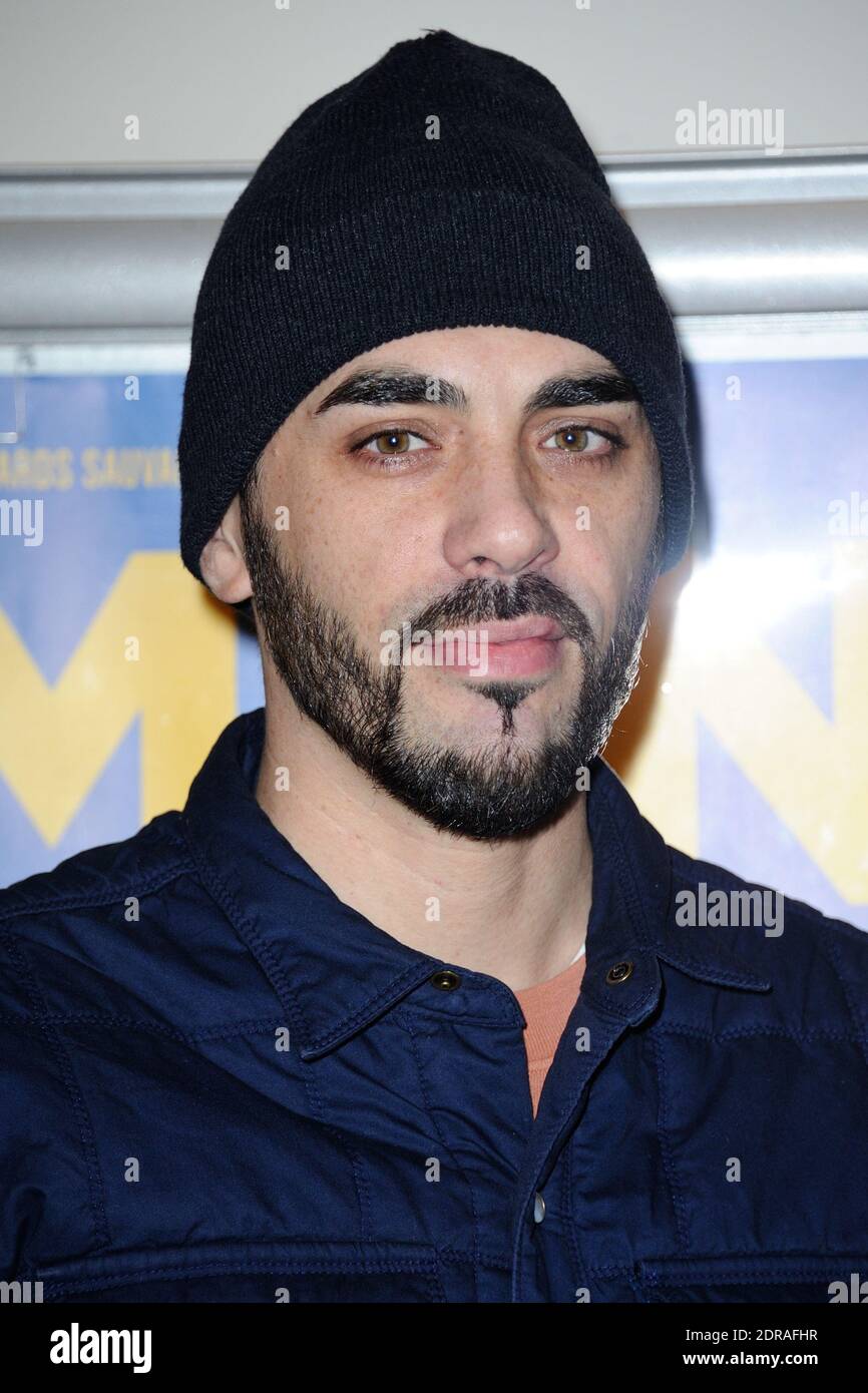 Gringe assiste a la premiere du film 'Comment c'est Loin' au Mk2 ...