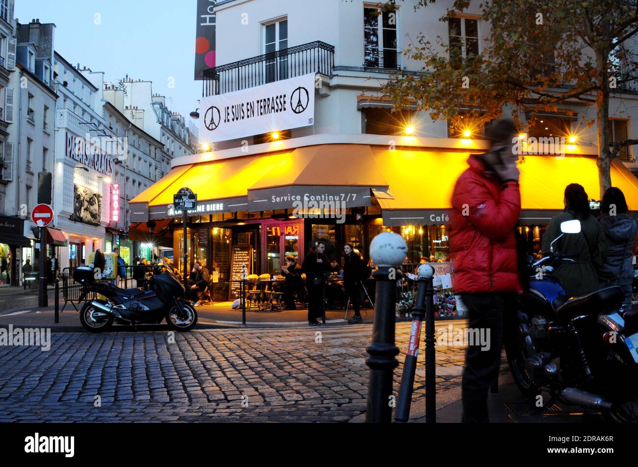 La Bonne Biere cafe reopens in Paris, France, on friday December 4 ...