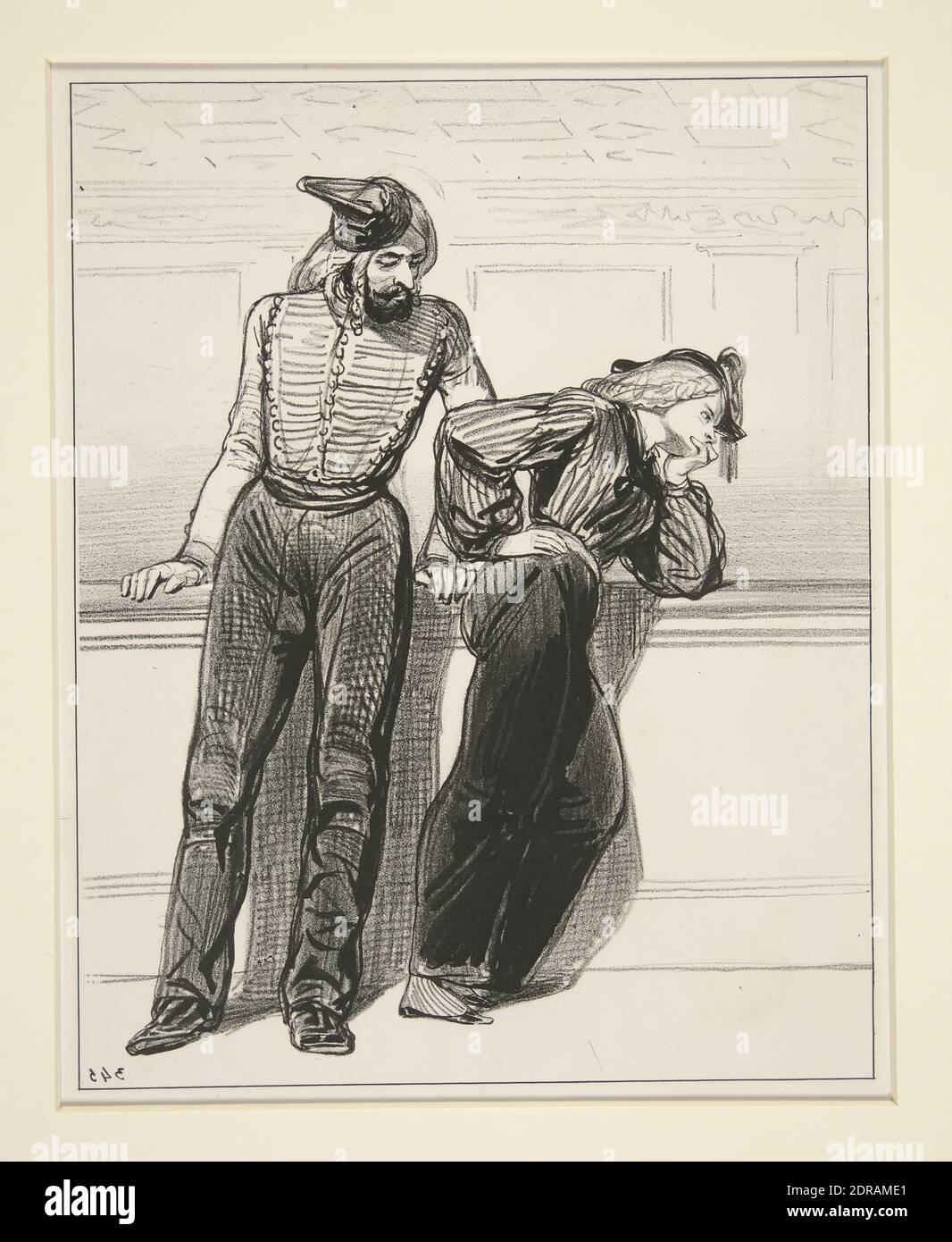 Artist: Paul Gavarni, French, 1804–1866, Les Debardeurs - No. 54 ...