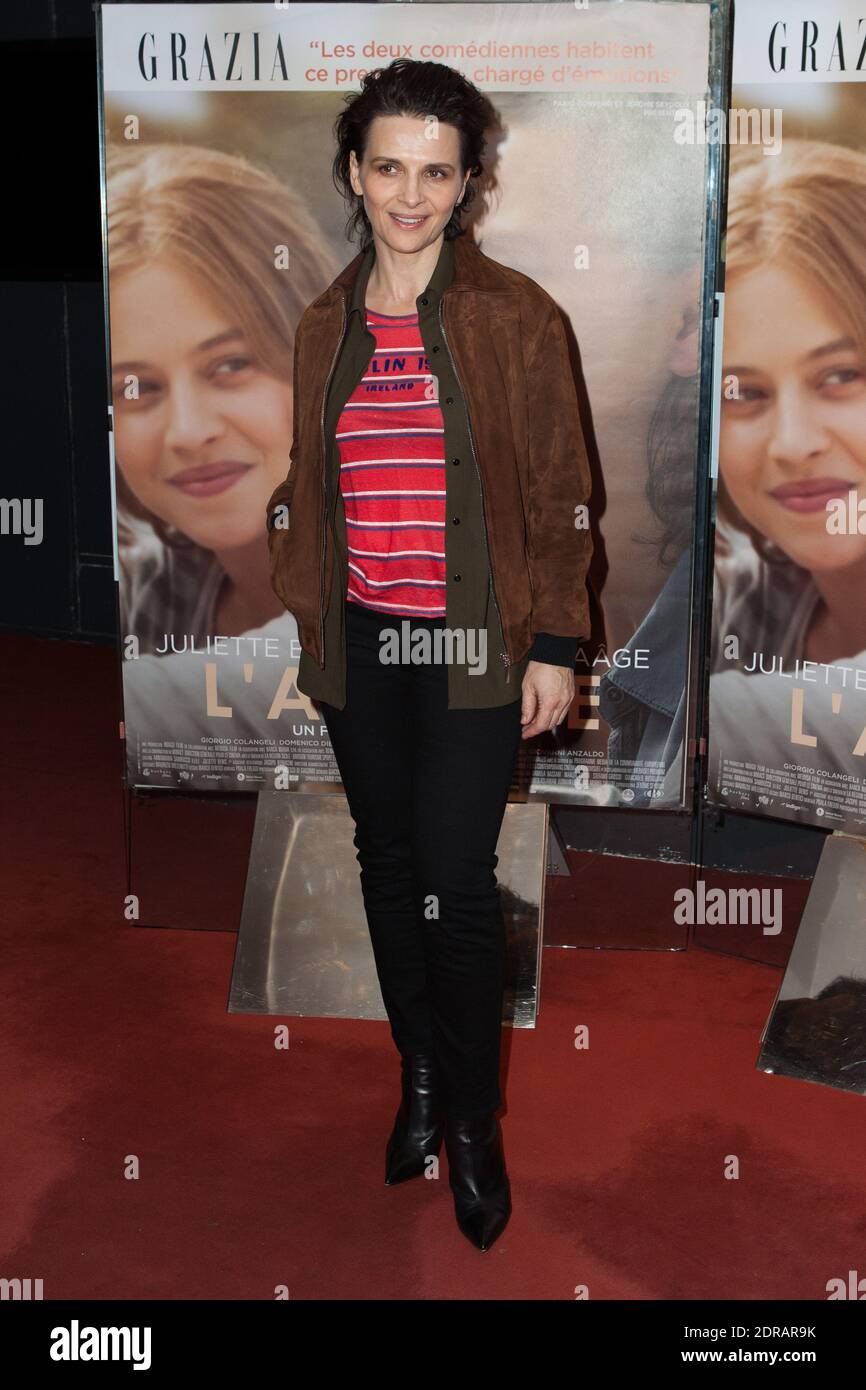 Juliette Binoche attending L'attente premiere at the UGC Cine Cite les ...