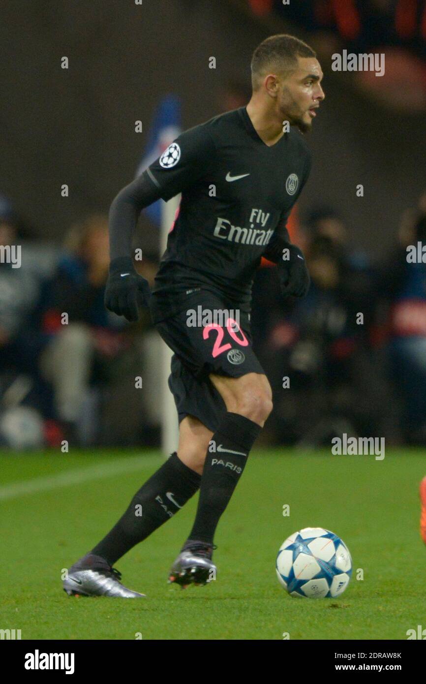 PSG's Layvin Kurzawa during the Champion's League Group stage - Group A ...