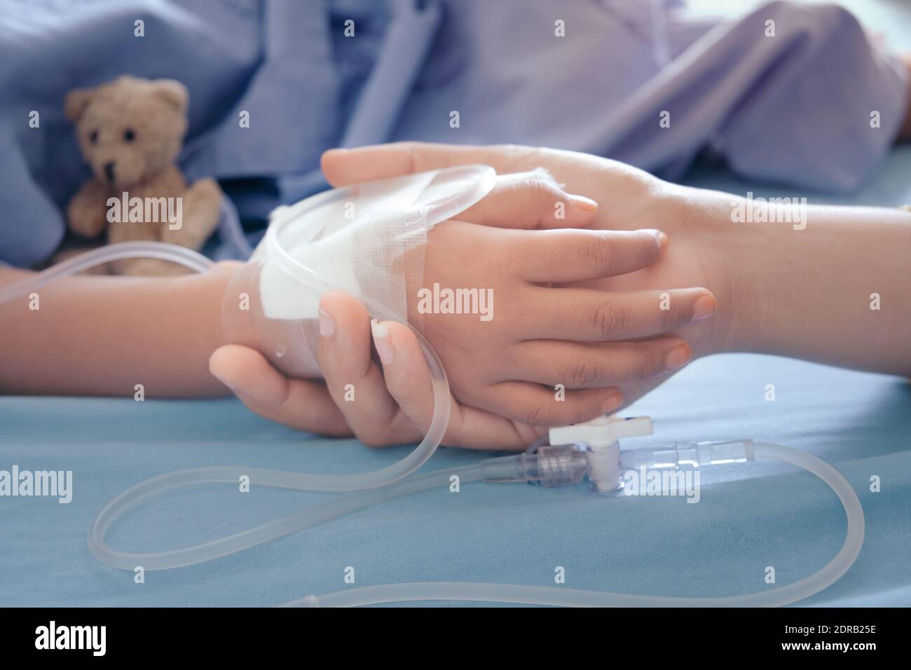 Patient Hospital Bed Hands Drip High Resolution Stock Photography and ...