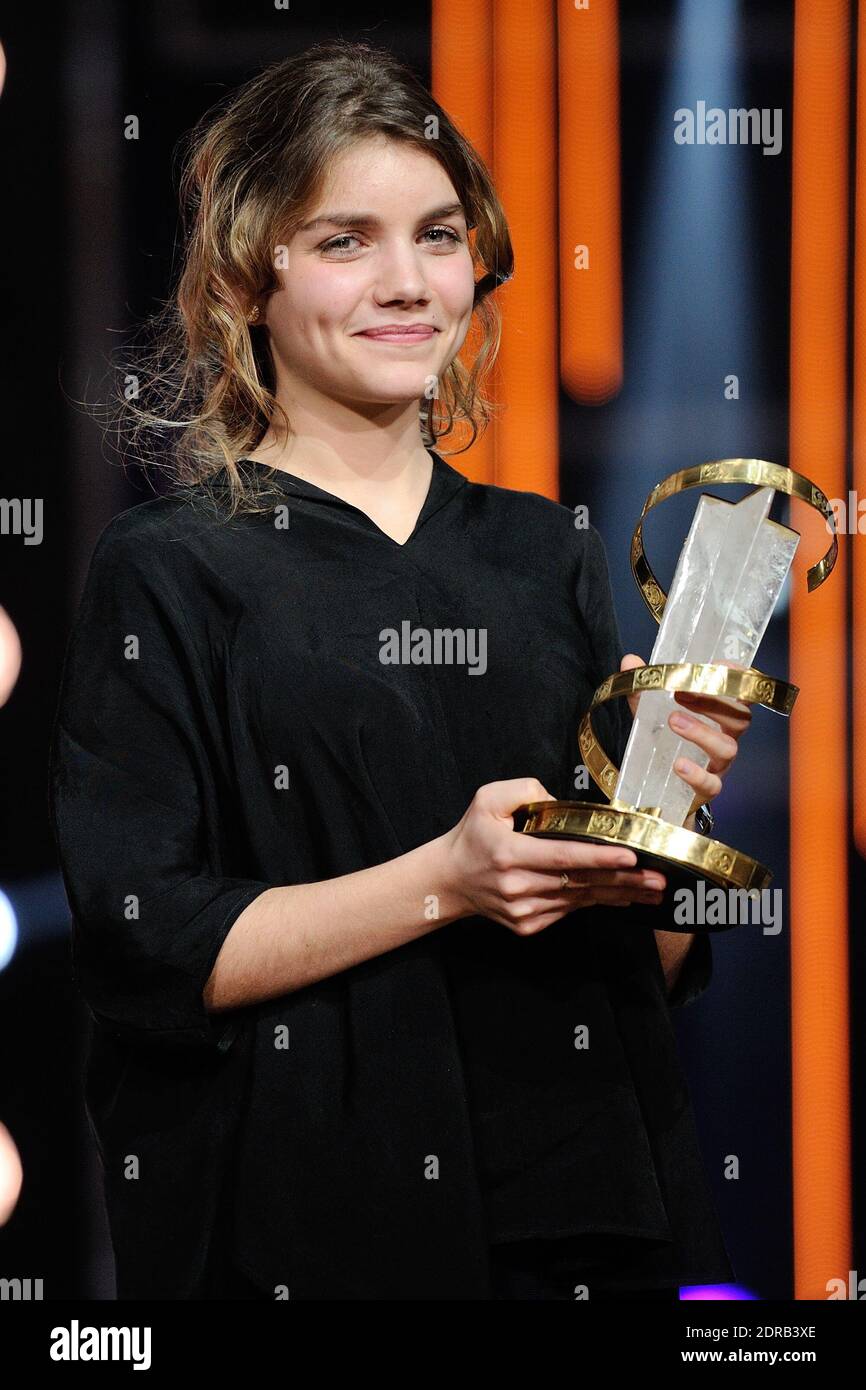 Galatea Bellugi winning the Best actress prize during the Closing ...