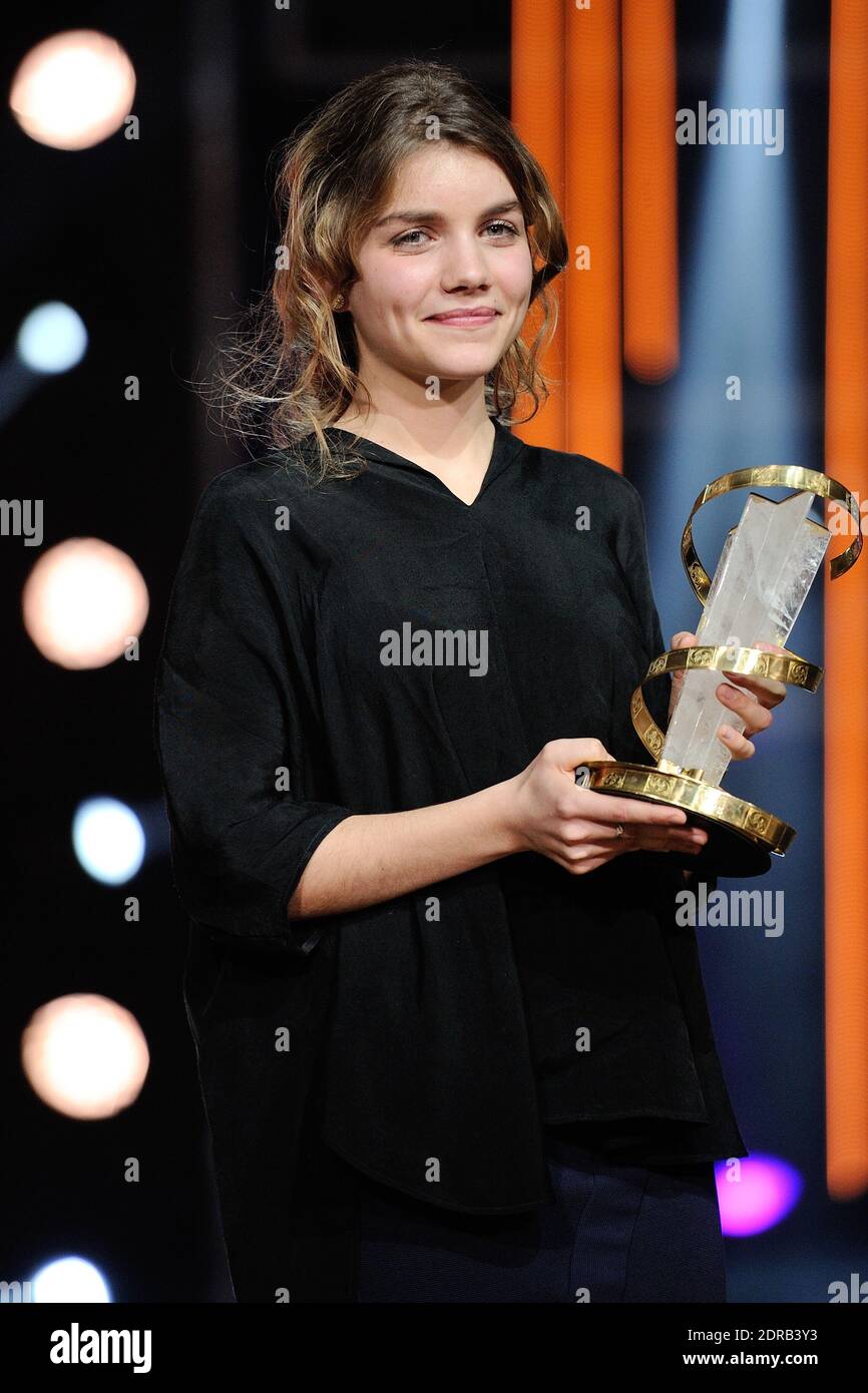 Galatea Bellugi winning the Best actress prize during the Closing ...