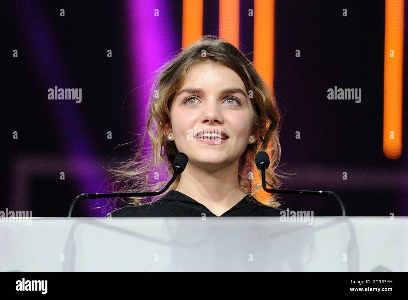 Galatea Bellugi winning the Best actress prize during the Closing ...