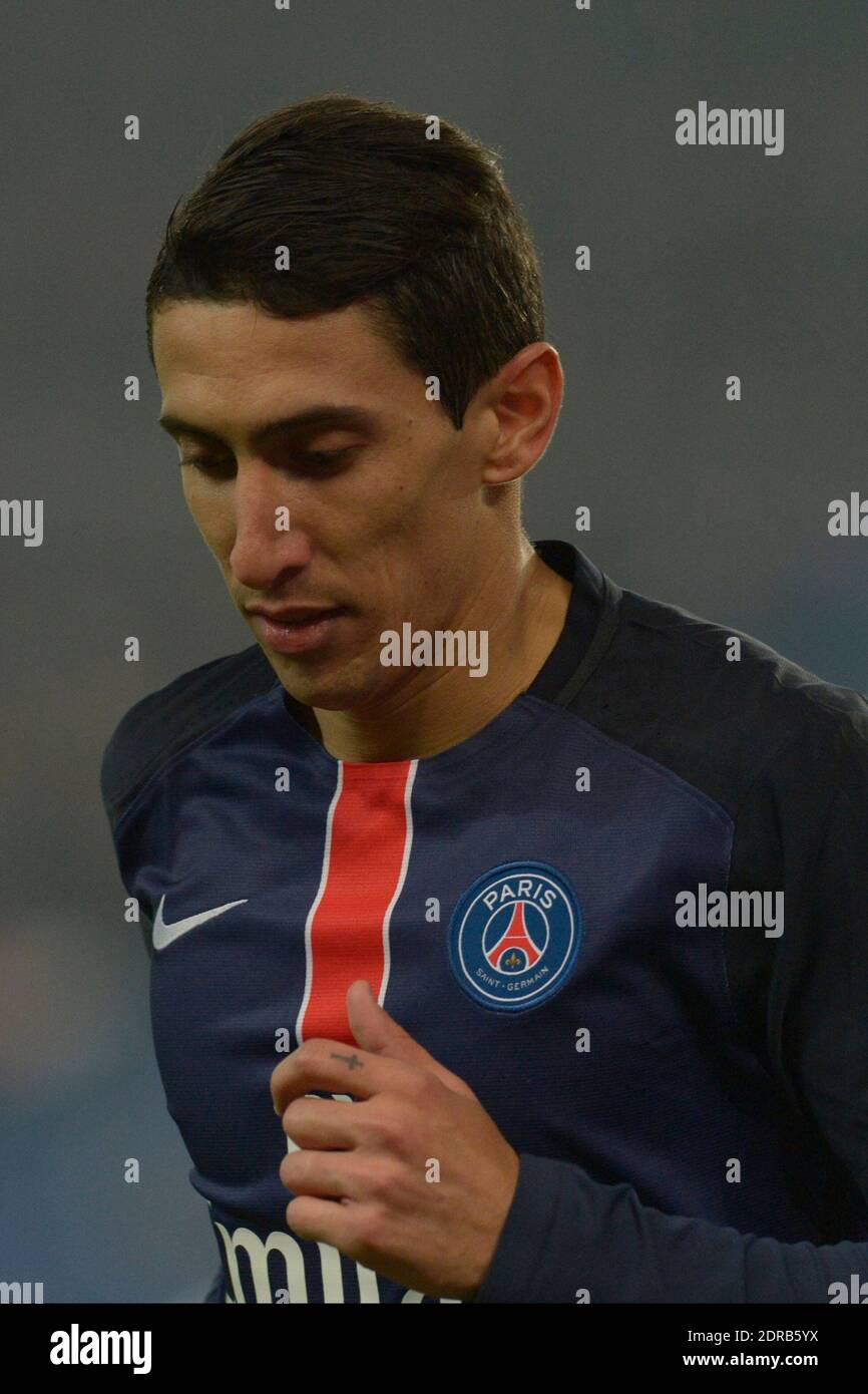 PSG's Angel Di Maria during the French First League soccer match, Paris ...