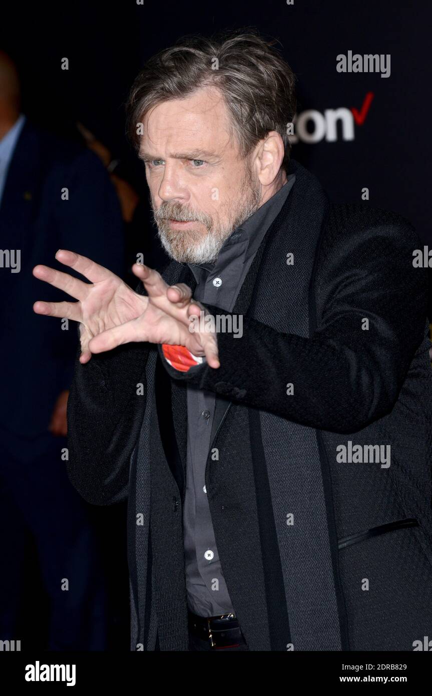Mark Hamill attends the world premiere of Star Wars: The Force Awakens ...