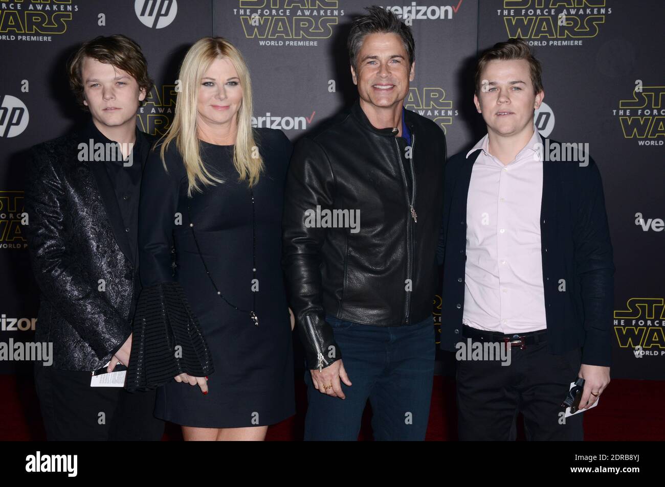 John Owen Lowe, Rob Lowe, Sheryl Berkoff and Matthew Edward Lowe attend ...