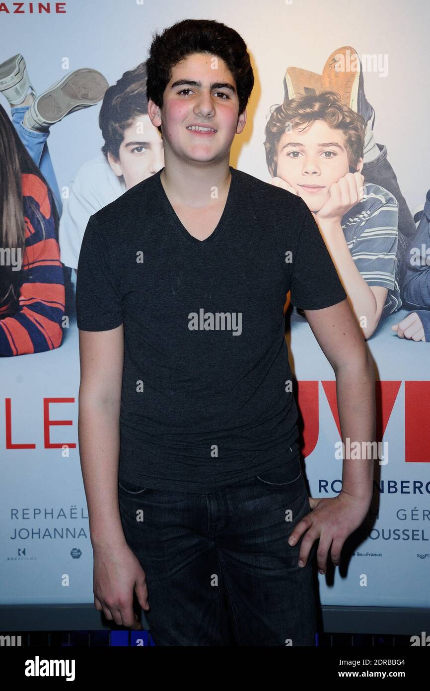 Joshua Raccah assiste a l'avant-premiere du fim 'Le Nouveau' a l'UGC ...