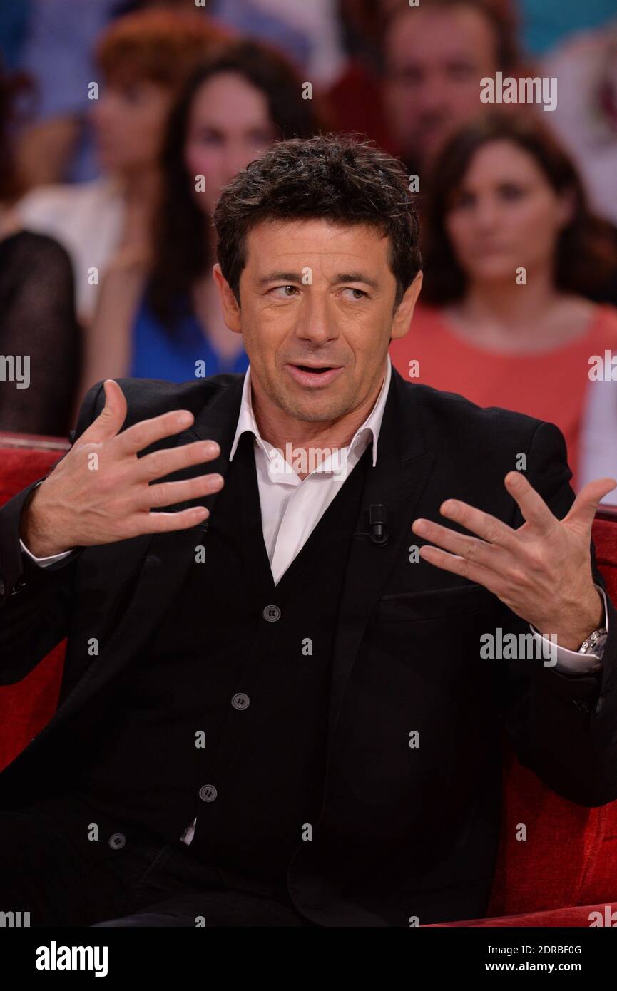Patrick Bruel at the taping of Vivement Dimanche, Paris, France on ...