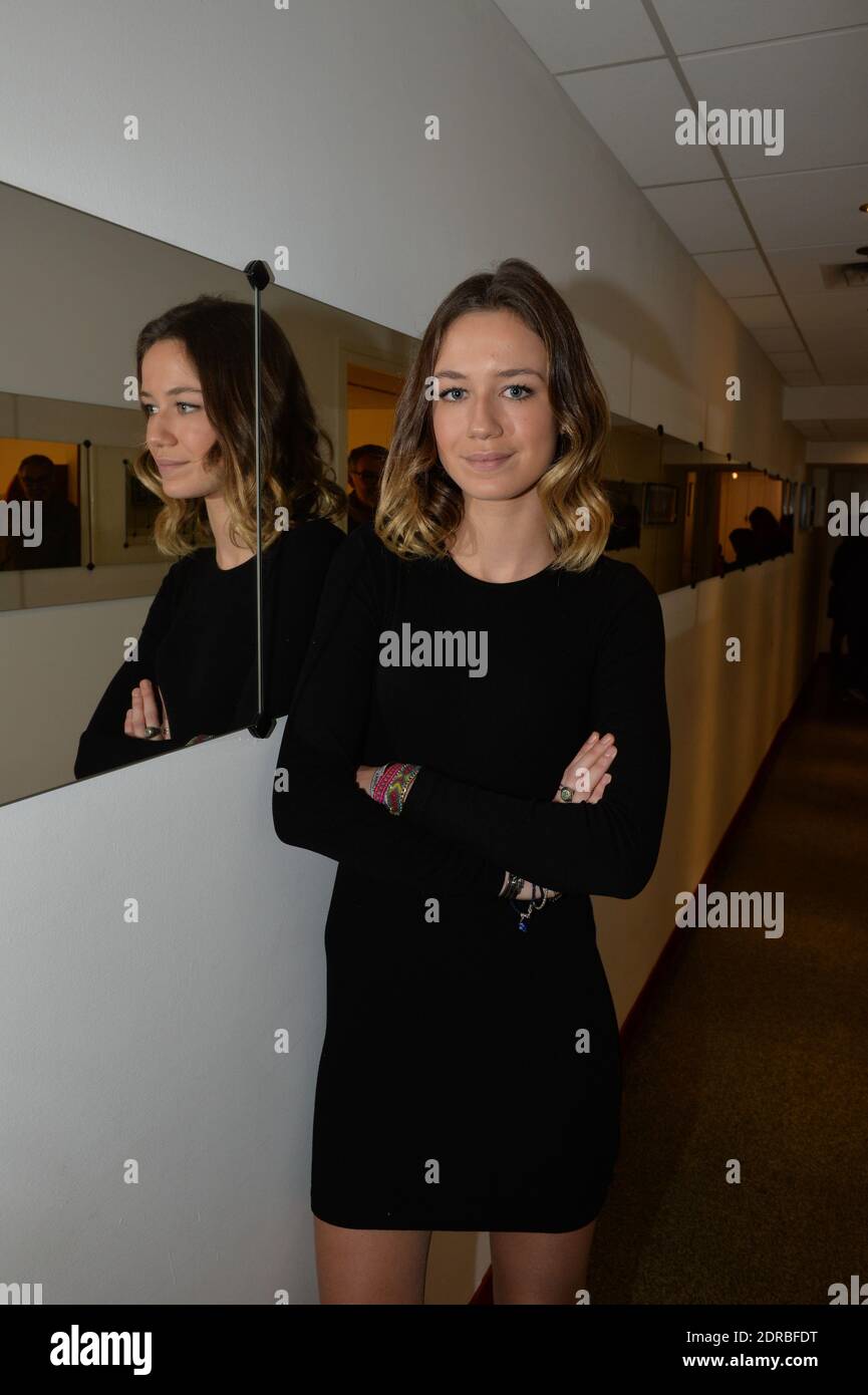 Zoe Marchal at the taping of Vivement Dimanche in Paris, France ...