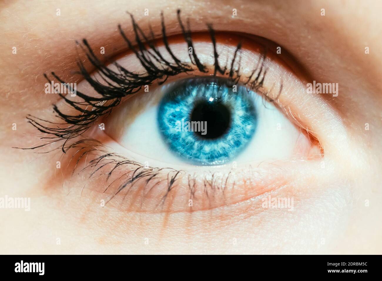Blue eye woman detail hi-res stock photography and images - Alamy
