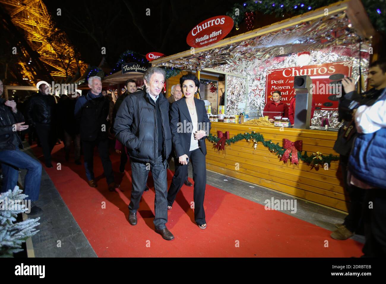 MICHEL DRUCKER, RACHIDA DATI - INAUGURATION DES CHALETS DE NOEL ET DE ...