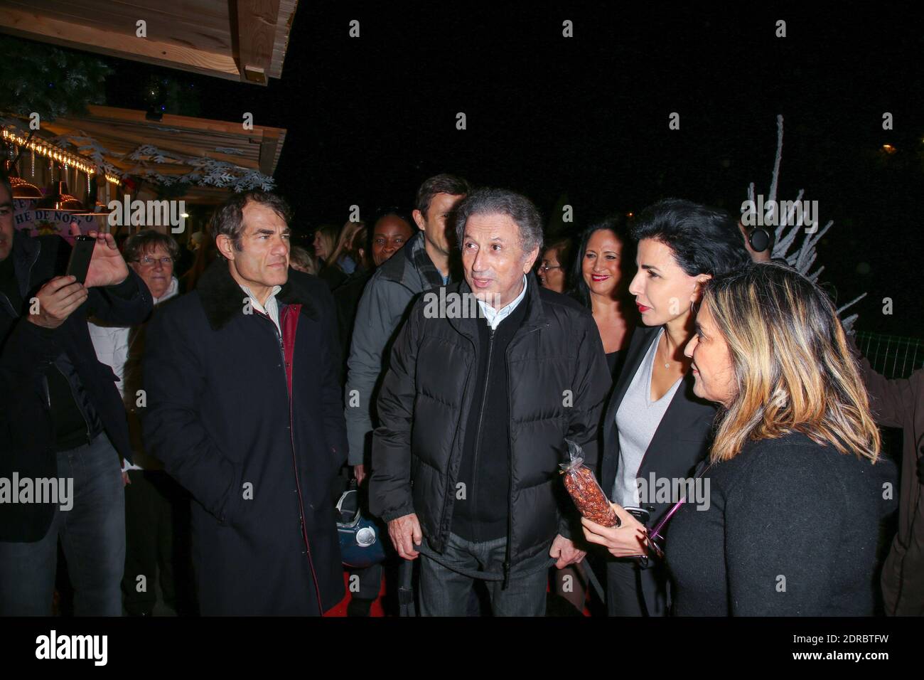 MICHEL DRUCKER, RACHIDA DATI - INAUGURATION DES CHALETS DE NOEL ET DE ...
