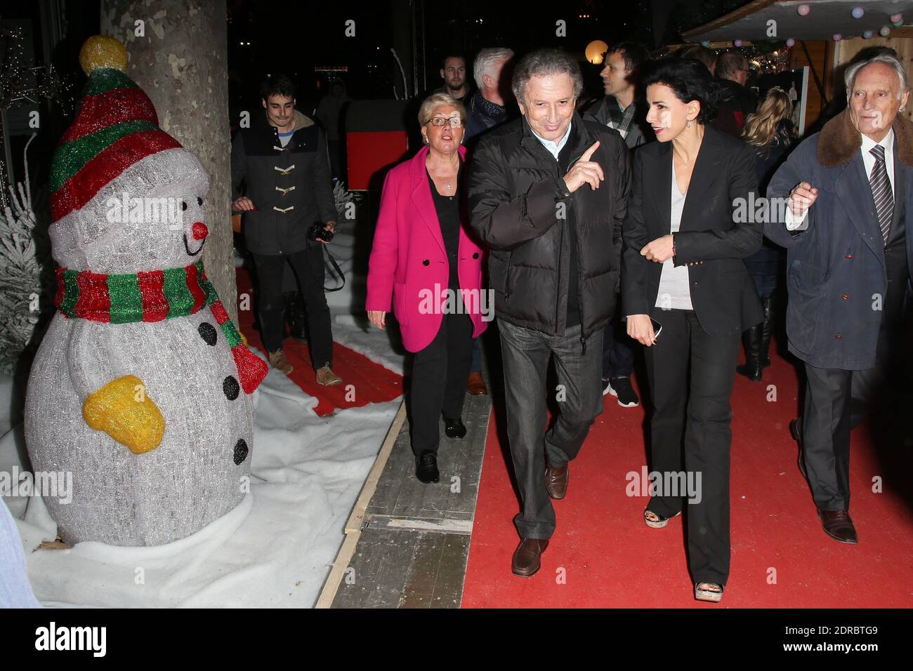 MICHEL DRUCKER, RACHIDA DATI - INAUGURATION DES CHALETS DE NOEL ET DE ...