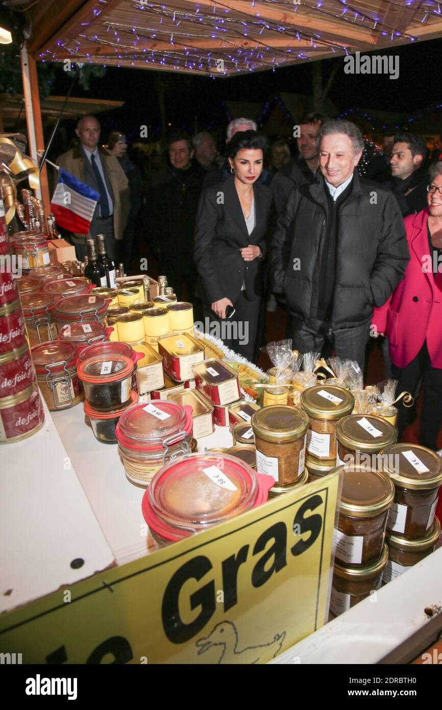 MICHEL DRUCKER, RACHIDA DATI - INAUGURATION DES CHALETS DE NOEL ET DE ...